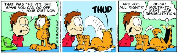 Garfield, October 2001 comic strips | Garfield Wiki | Fandom
