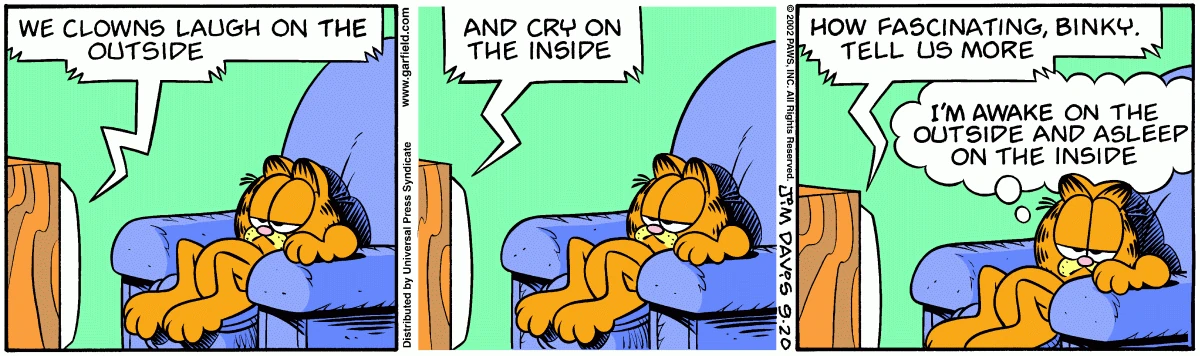 Garfield, September 2002 comic strips | Garfield Wiki | Fandom