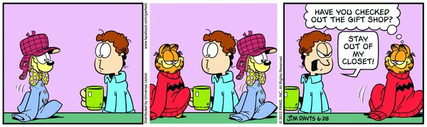 Garfield, June 2012 comic strips | Garfield Wiki | Fandom