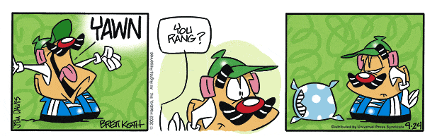 Mr. Potato Head, September 2002 comic strips | Garfield Wiki | Fandom