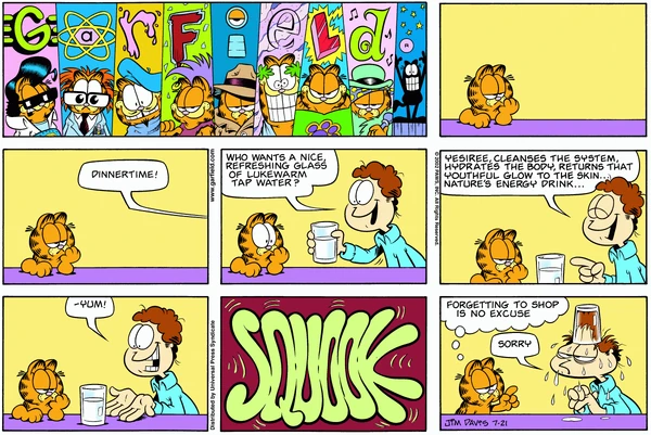 Garfield, July 2002 comic strips | Garfield Wiki | Fandom