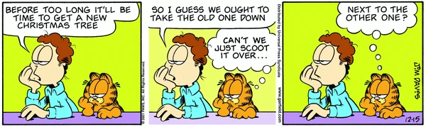 Garfield, December 2001 comic strips | Garfield Wiki | Fandom