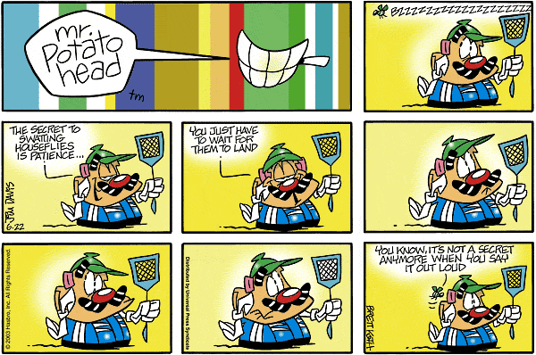 Mr. Potato Head, June 2003 comic strips | Garfield Wiki | Fandom
