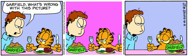 Garfield, September 2001 comic strips | Garfield Wiki | Fandom