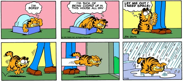 Garfield, April 1980 comic strips | Garfield Wiki | Fandom