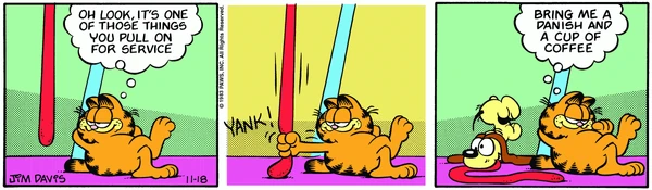 Garfield, November 1983 comic strips | Garfield Wiki | Fandom