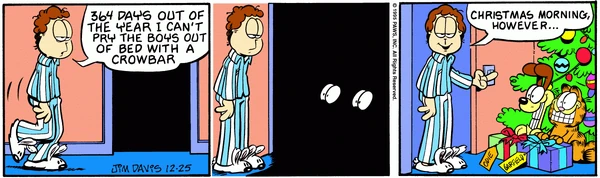 Garfield, December 1995 comic strips | Garfield Wiki | Fandom