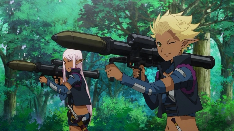 Image - Dark Elves practice to fight flame dragon.png | Gate - Thus the ...