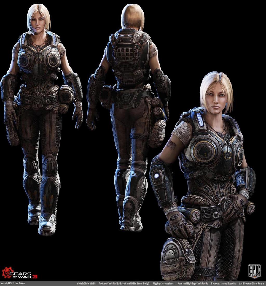Image Anya Character Model Gears Of War Fandom Powered By Wikia