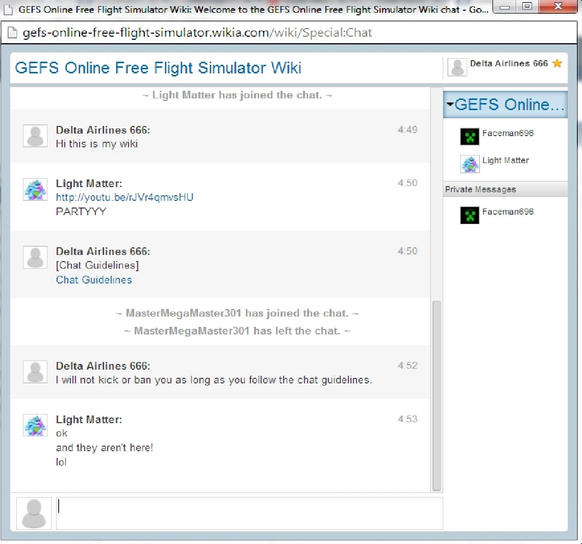 Chat Guidelines | GEFS Online Free Flight Simulator Wiki | FANDOM ...