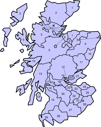 Counties of Scotland | Familypedia | FANDOM powered by Wikia
