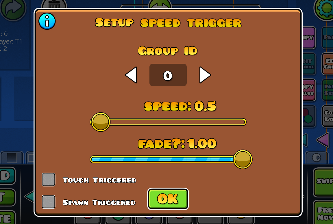 Triggers/Speed Trigger | Geometry Dash Fan Ideas Wiki | Fandom