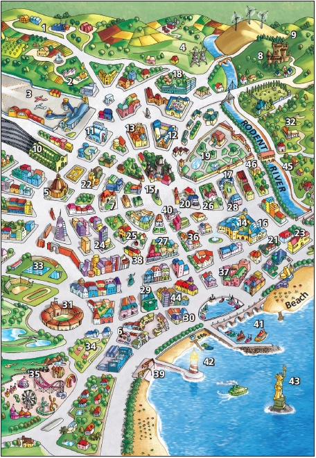 Image - New Mouse City map.png | Geronimo Stilton Wiki | FANDOM powered ...