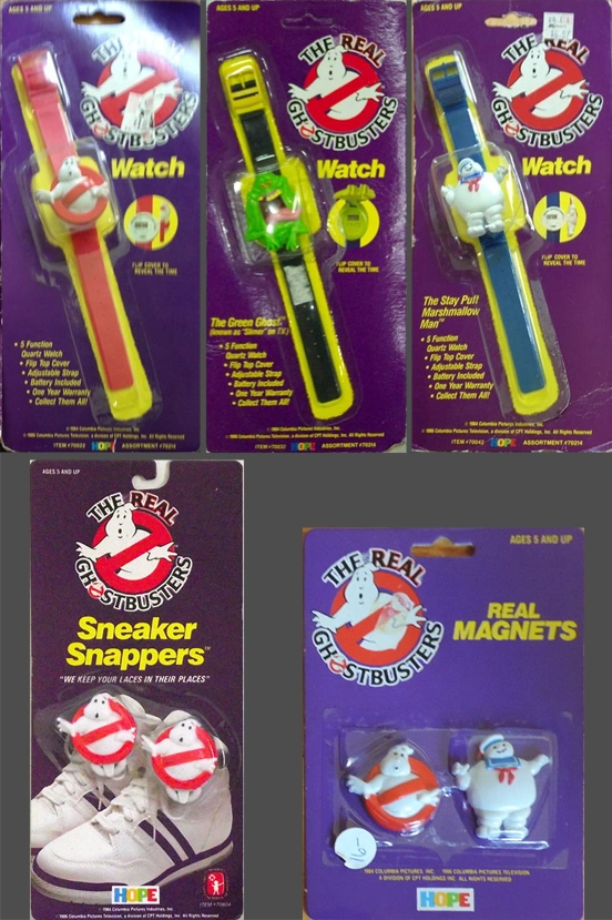 Hope Industries Real Ghostbusters Merchandise Product Line ...