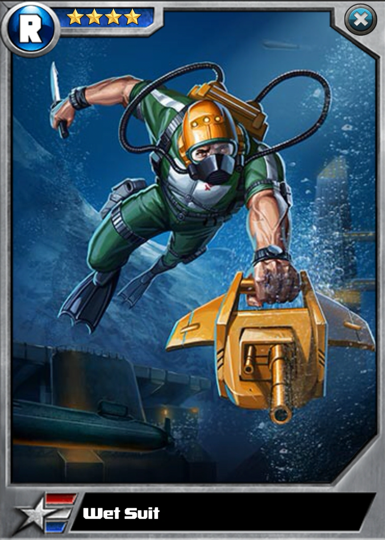 Wet Suit R4 | G.I. Joe: Battleground Wiki | FANDOM powered by Wikia