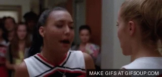 Image - Santana to Quinn slaps 1.gif | Glee TV Show Wiki | FANDOM powered by Wikia