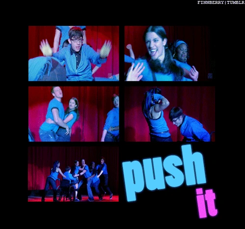 Image - Push it.gif | Glee TV Show Wiki | FANDOM powered by Wikia
