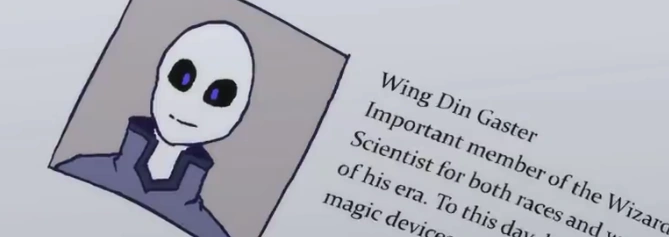 W. D. Gaster | Glitchtale Wiki | Fandom