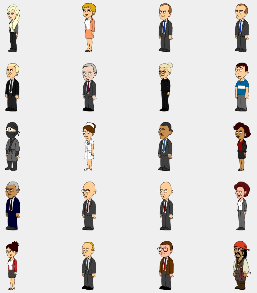 Image - Comedy World Stock Characters Page 4.png | GoAnimate V2 Wiki ...