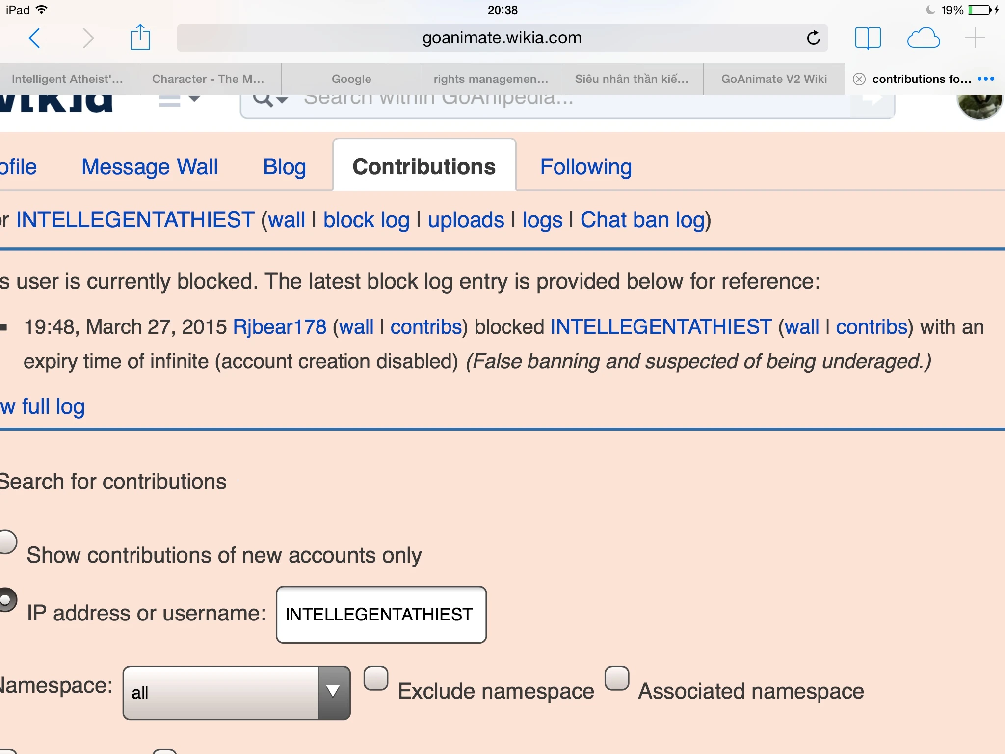 Rjbear admin abuse | Fandom