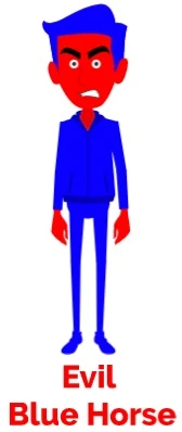 Evil Blue Horse | GoAnipedia | Fandom