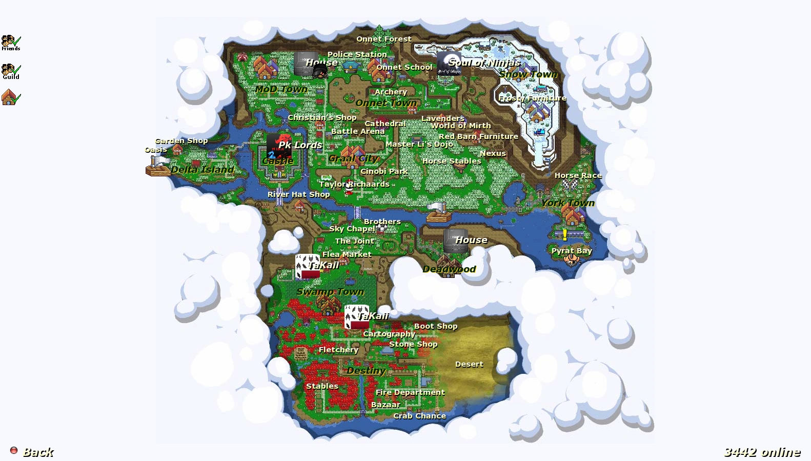 World Map | GraalOnline Classic Wiki | FANDOM powered by Wikia