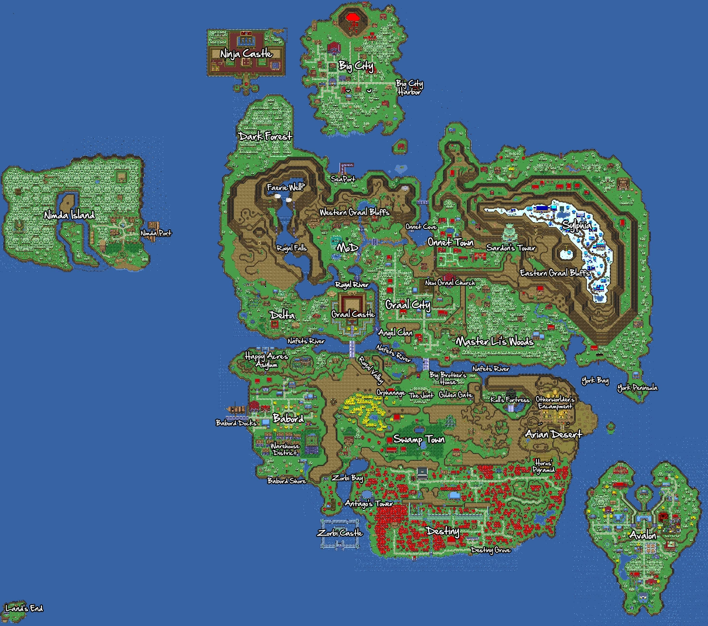 World Map | GraalOnline Classic Wiki | FANDOM powered by Wikia