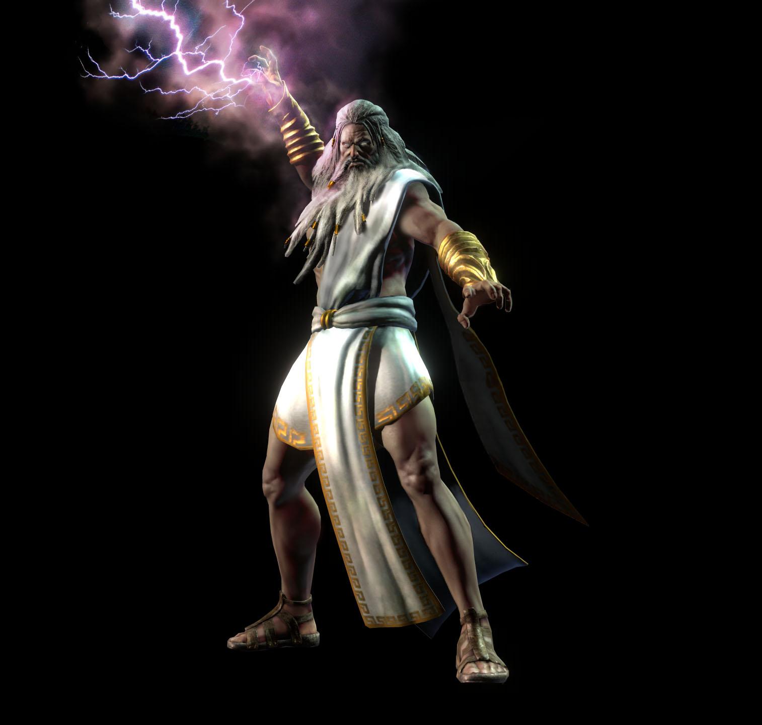 Imagen Zeus Con Un Rayo God Of War Wiki Fandom Powered By Wikia