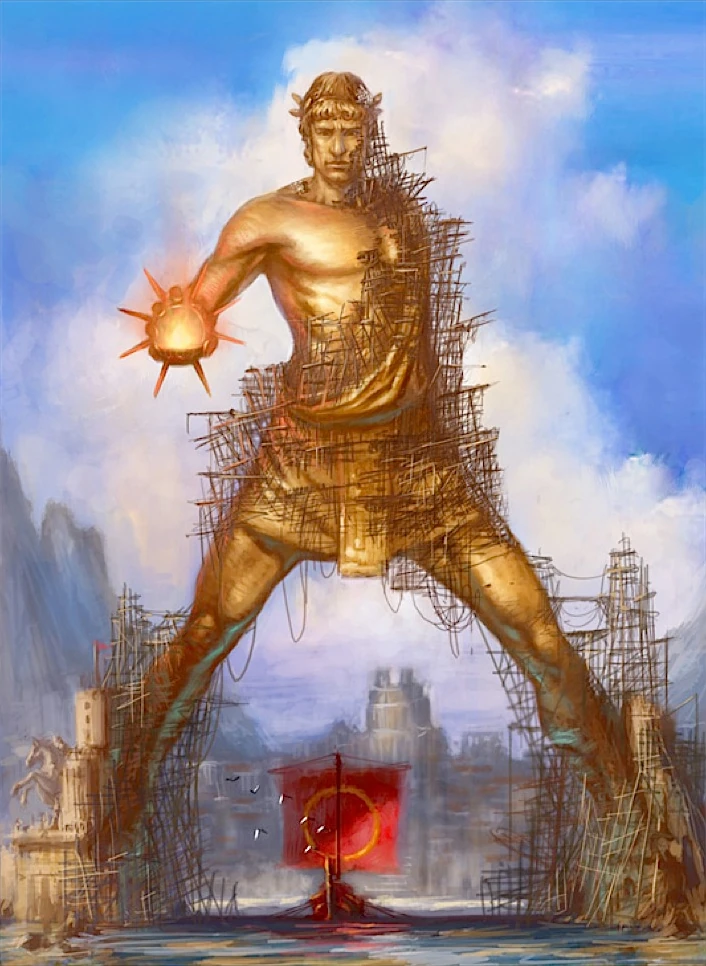 Imagen - Coloso de Rodas 1.jpg | God of War Wiki | FANDOM powered by Wikia