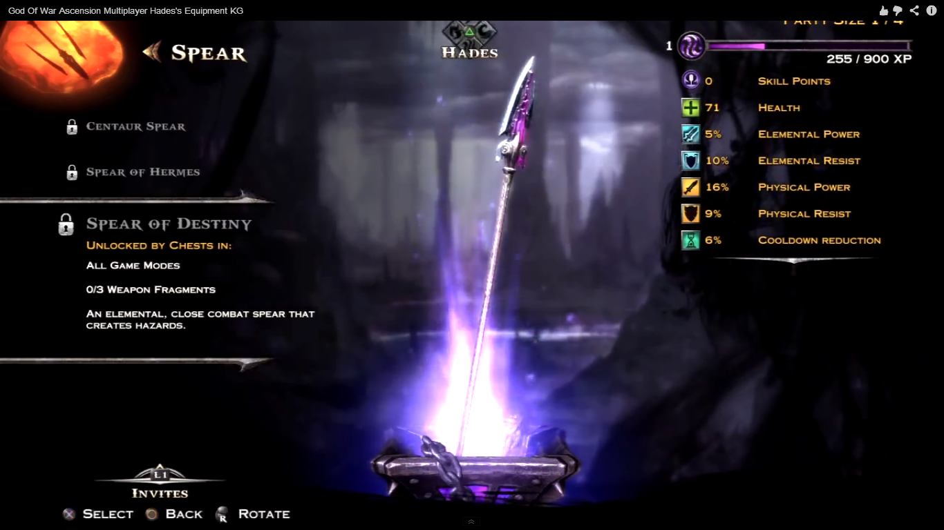 Spear Of Destiny Multiplayer God Of War Wiki Fandom Powered By Wikia