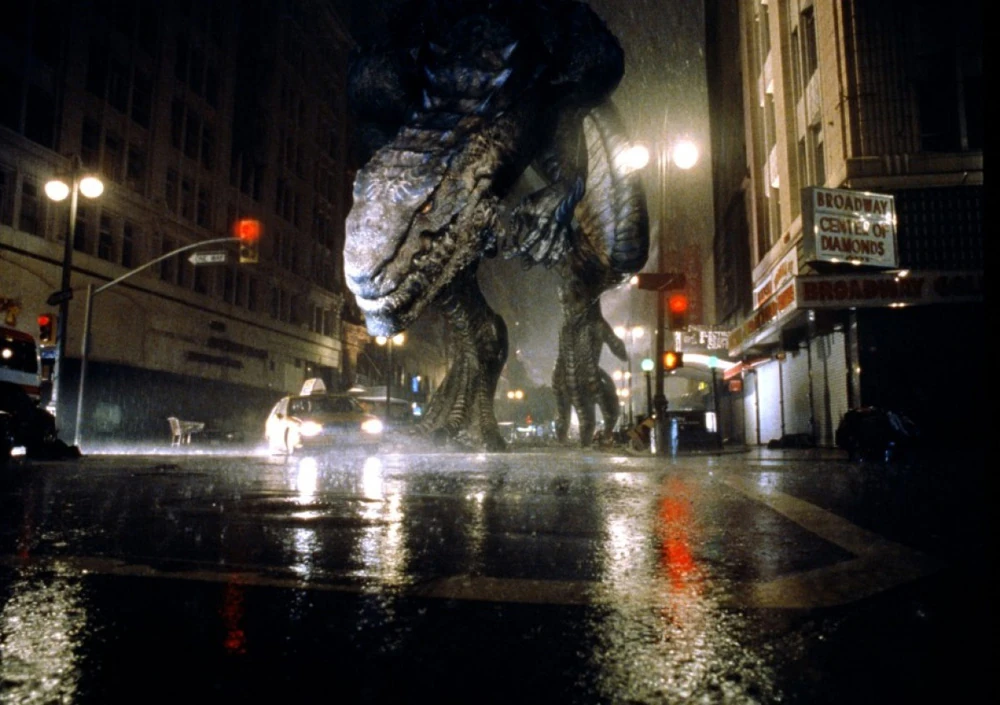 Imagen - Zilla 1998 - Zilla Walks Down The Street.jpg | Godzilla Wiki | FANDOM powered by Wikia