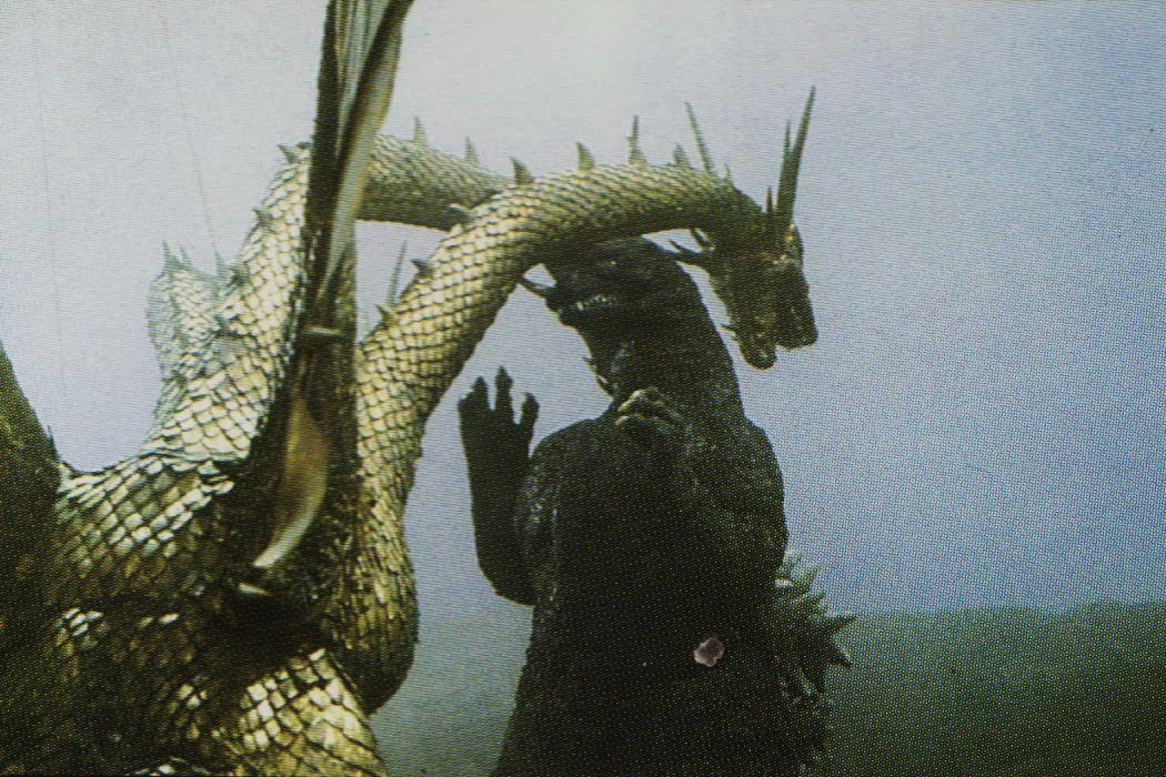 Image - GVKG - King Ghidorah Approaching Godzilla.jpg | Gojipedia ... Image - GVKG - King Ghidorah Approaching Godzilla.jpg | Gojipedia ...