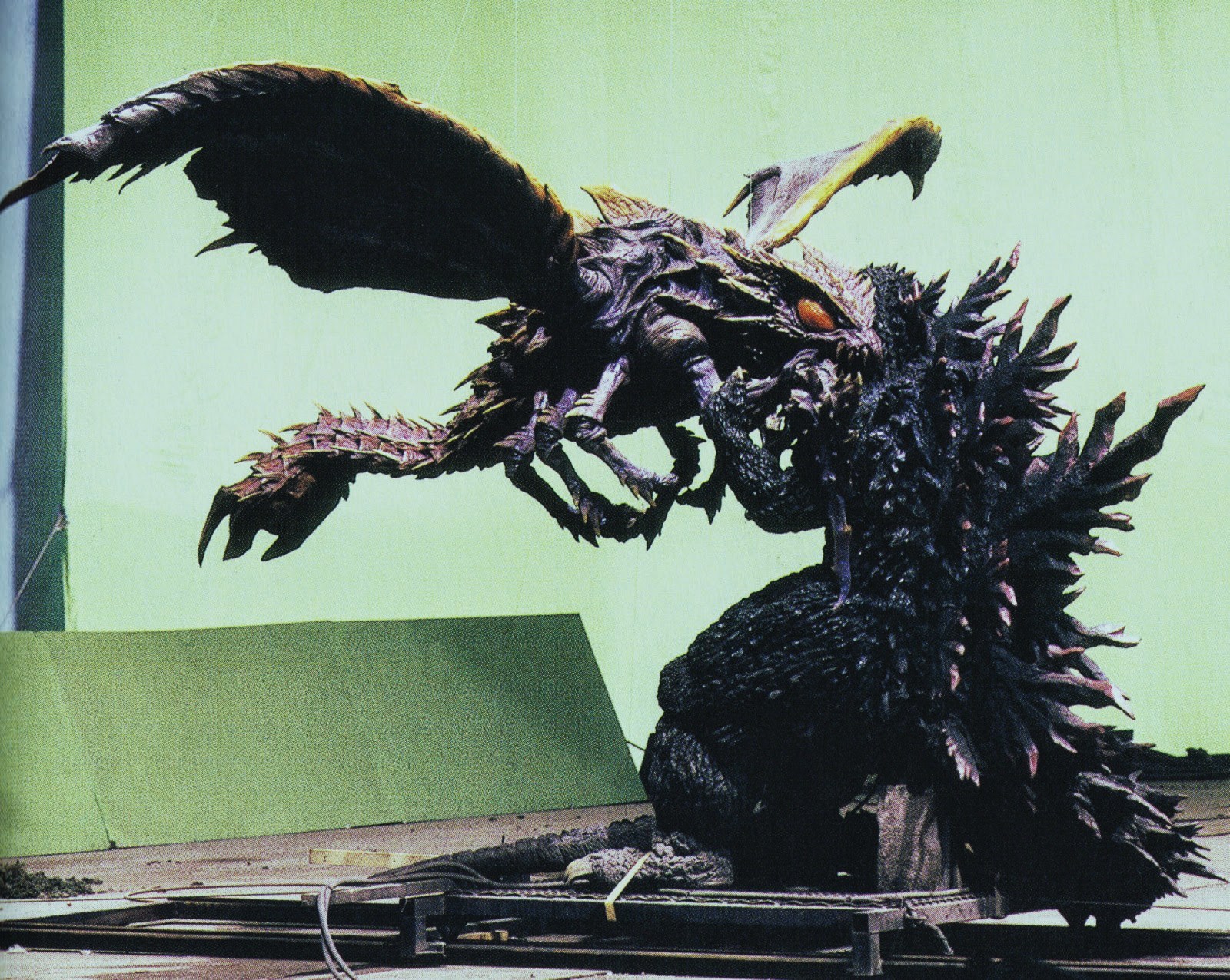 Image - GXM - Megaguirus Bites Godzilla On Set.jpg | Gojipedia | FANDOM ... Image - GXM - Megaguirus Bites Godzilla On Set.jpg | Gojipedia | FANDOM ...