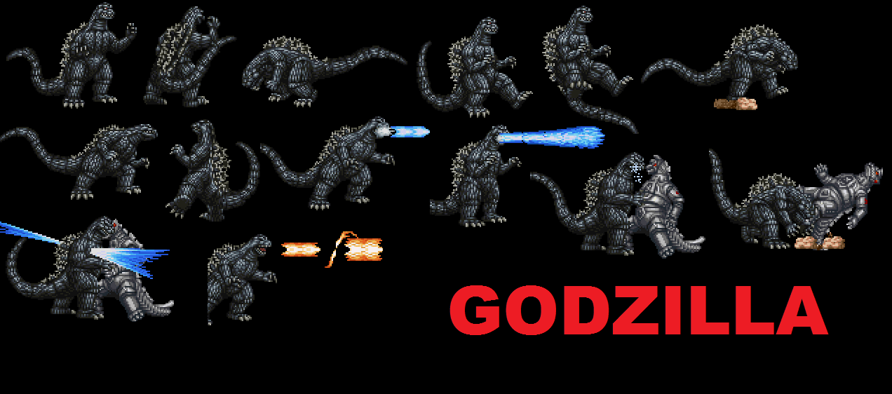 Image - Godzilla Moveset's sprites.png | Godzilla Toys Wiki | FANDOM ...