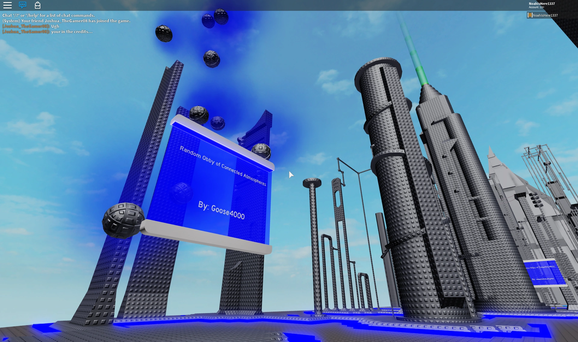 Random Obby of Connected Atmospheres | Goose's Random Obbies Wiki | Fandom