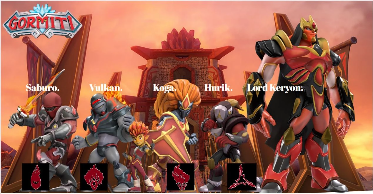 Gormitis del fuego. | Gormiti 2018 Castellano Wiki | Fandom