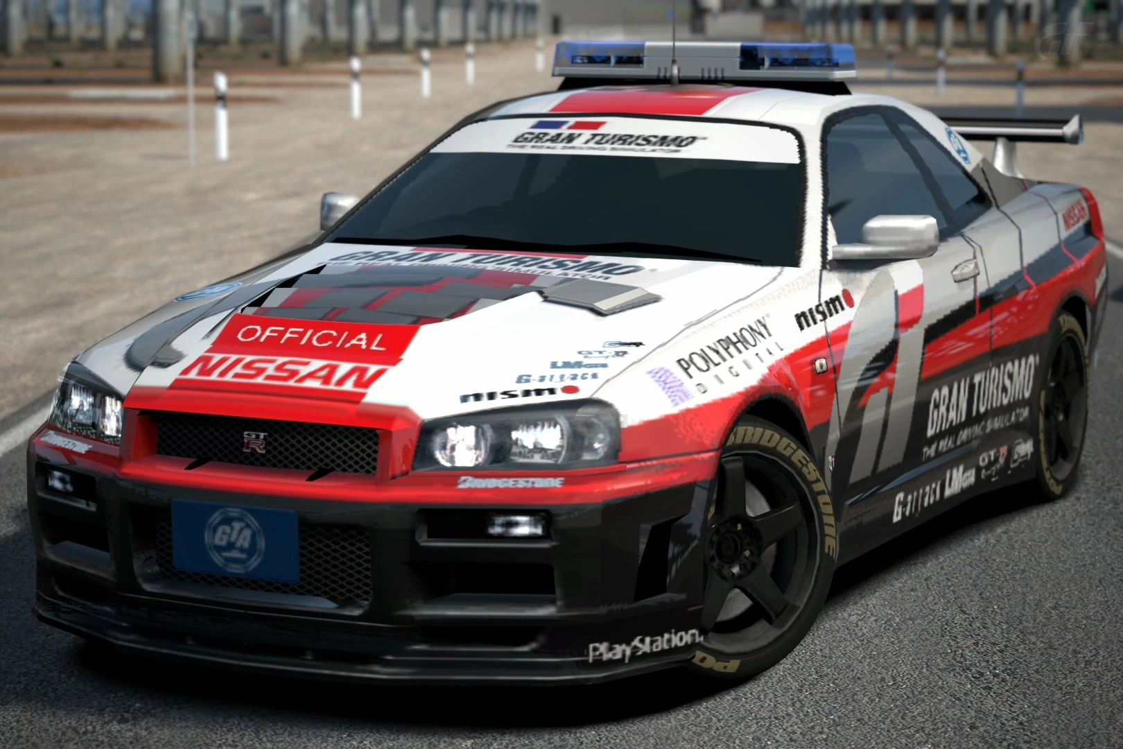 Nissan GRAN TURISMO SKYLINE GT-R (PaceCar) '01 | Gran Turismo Wiki ...