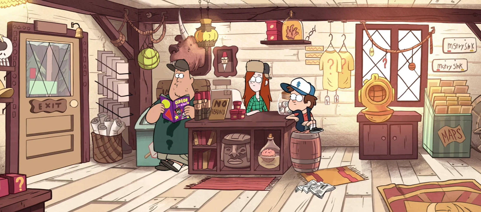 Image - S1e4 gift shop pan.png | Gravity Falls Wiki | FANDOM powered by Wikia