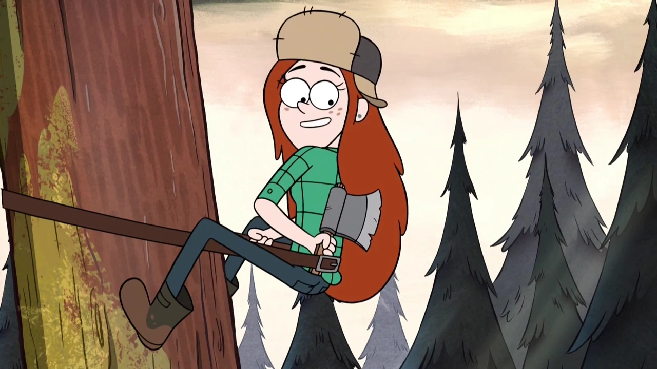 Image - S2e2 Wendy on the tree.png | Gravity Falls Wiki | FANDOM ...