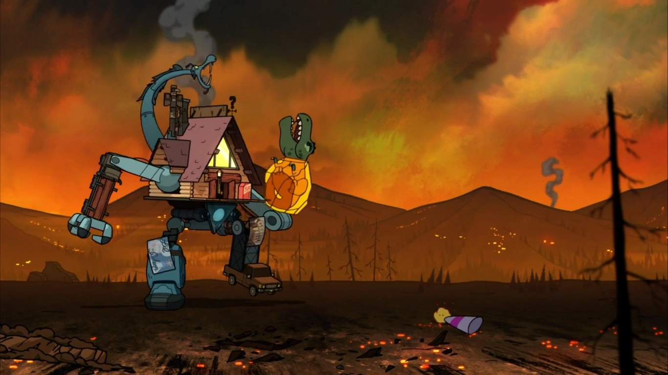 Image - S2e20 Shacktron nailed it pose.png | Gravity Falls Wiki ...