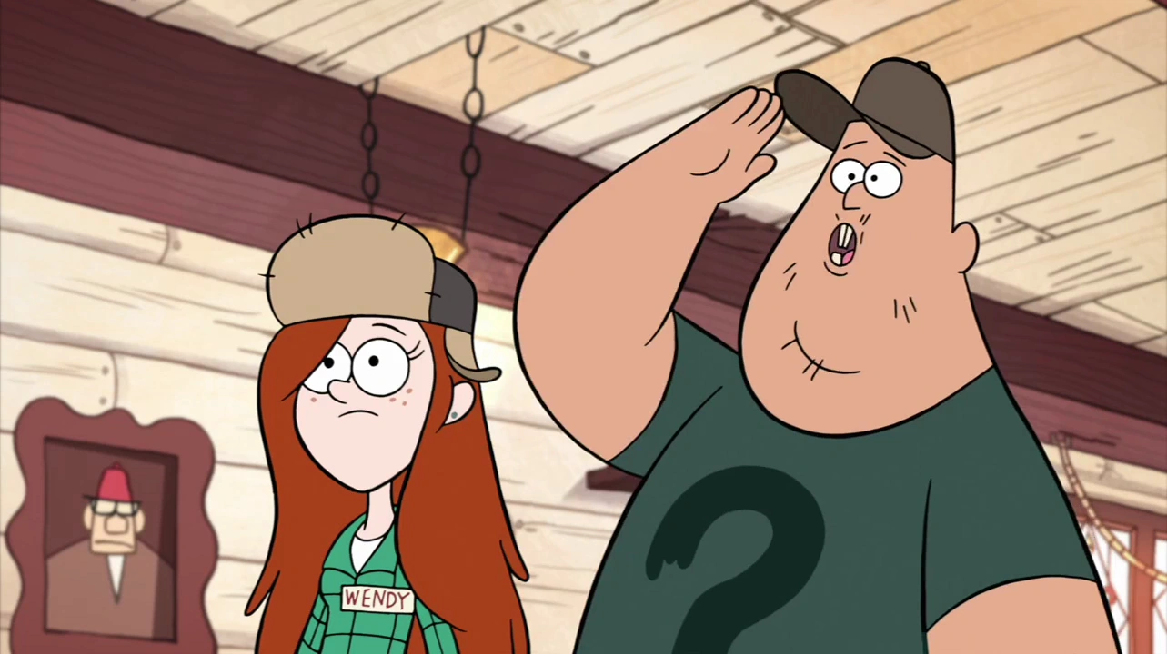Image - S1e5 Soos saluting.png | Gravity Falls Wiki | FANDOM powered by ...
