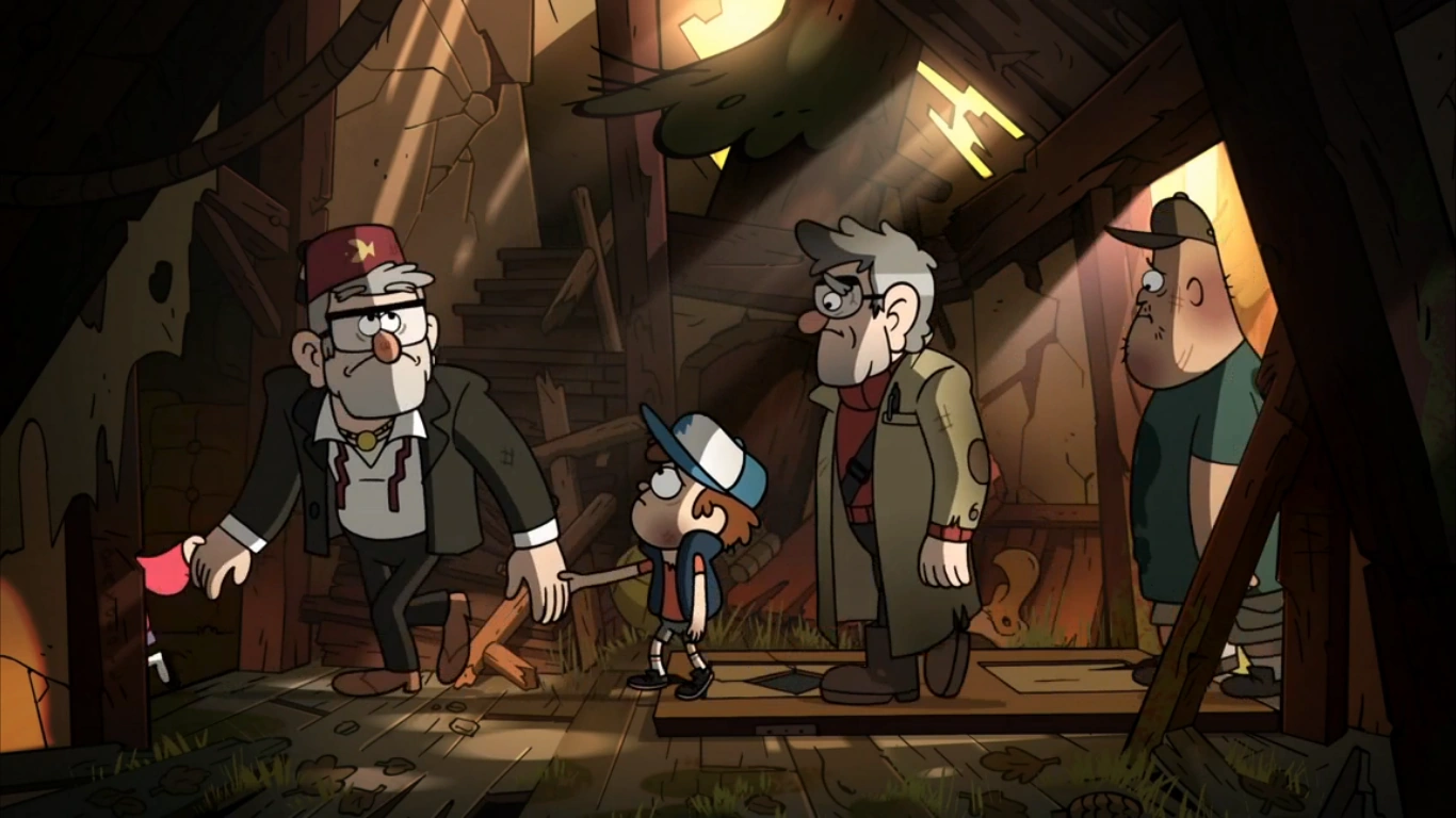 Image - S2e20 Dipper grabs Stan's hand.png | Gravity Falls Wiki ...