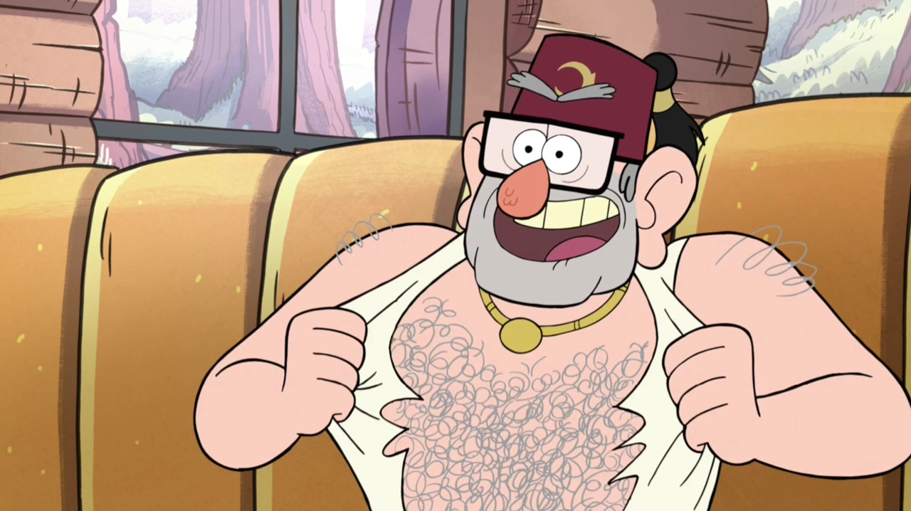 Image - S1e6 stan chest hair.png | Gravity Falls Wiki | FANDOM powered ...