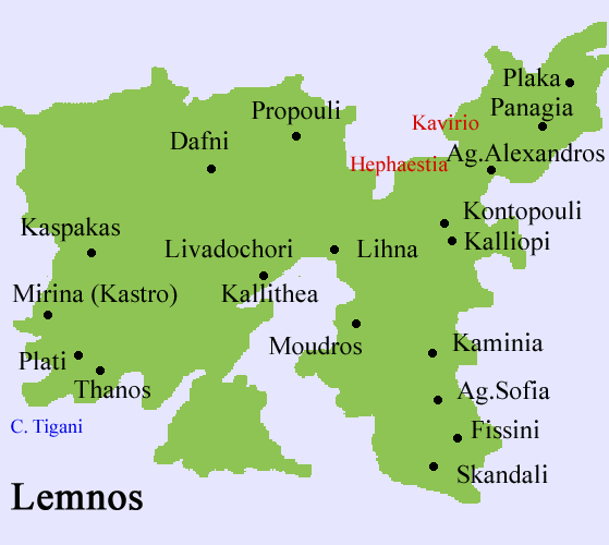 Lemnos | Griechische Mythologie Wiki | FANDOM powered by Wikia