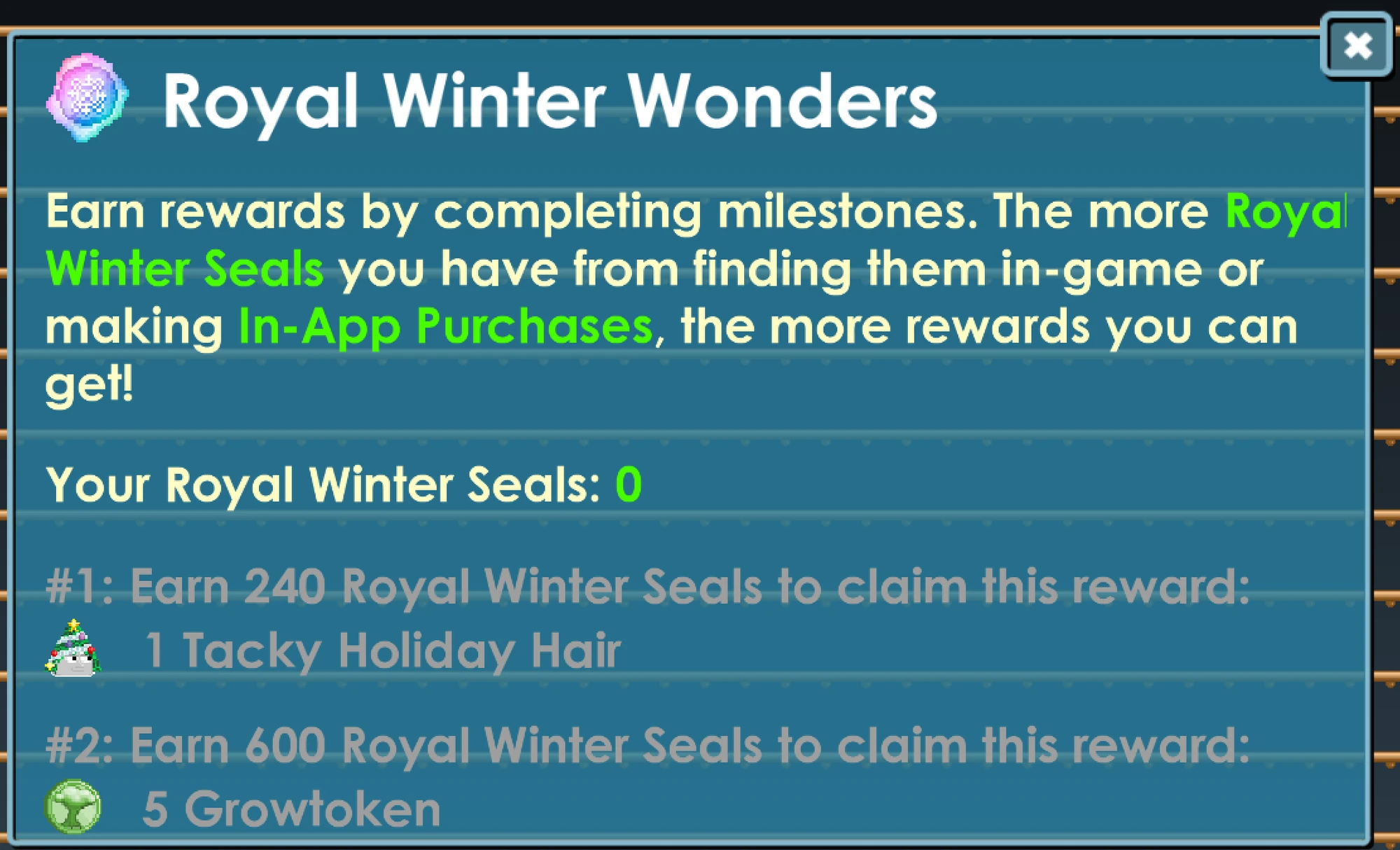 Royal Winter Seal | Growtopia Wiki | Fandom