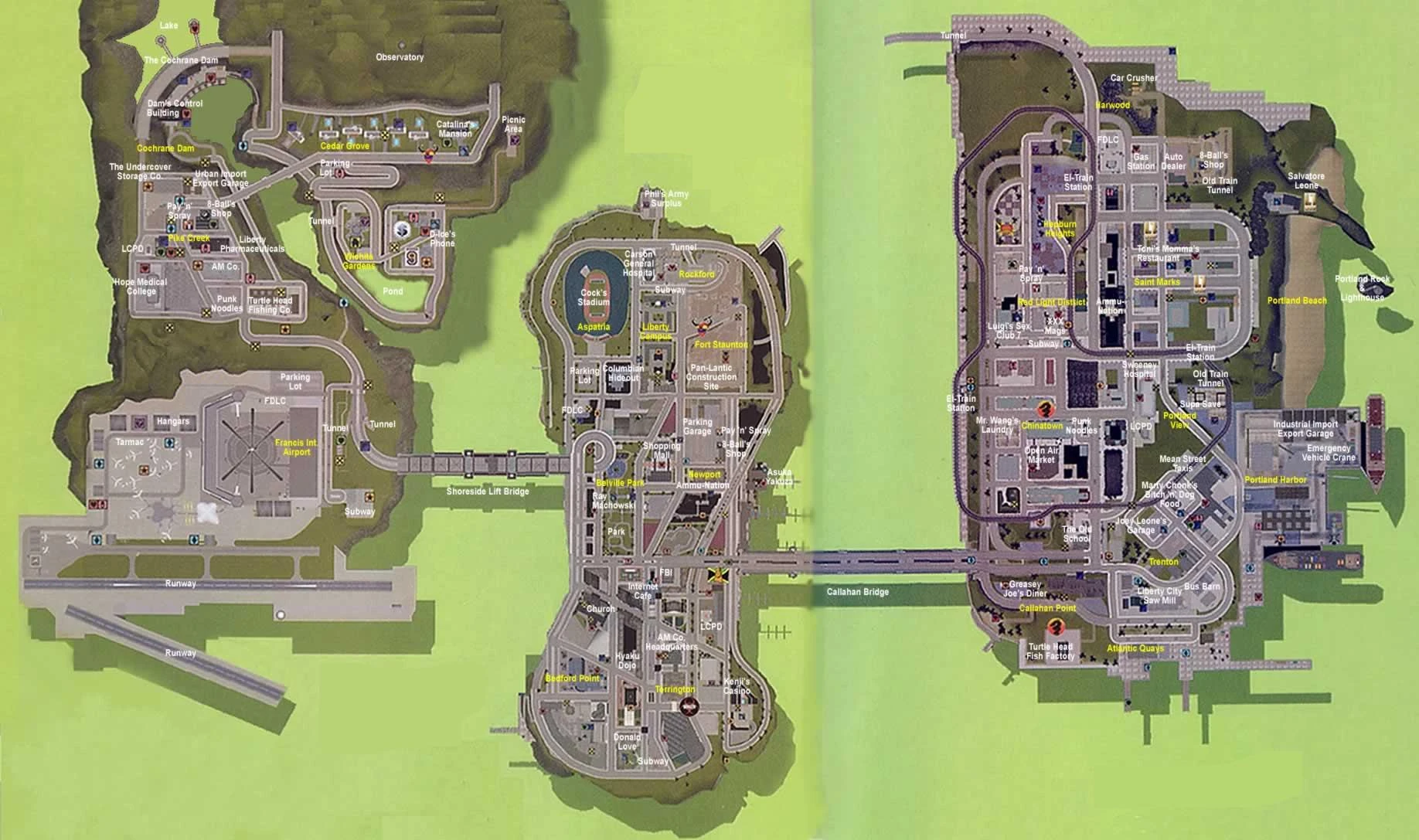 Liberty City, GTA III Era | Gtapedia | Fandom