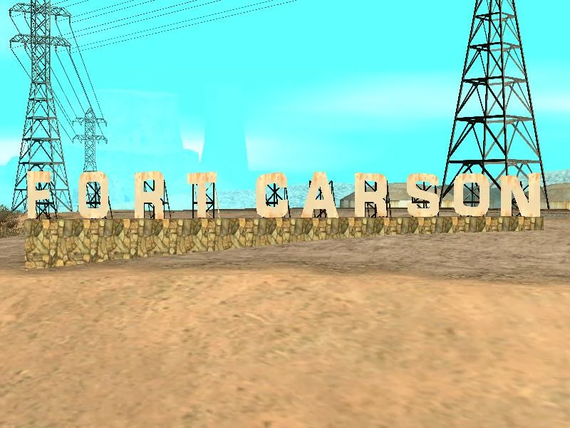 Fort Carson Sign | Grand Theft Wiki | FANDOM powered by Wikia