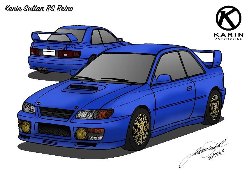 Sultan RS Retro | Grand Theft Auto Fanon Wiki | Fandom