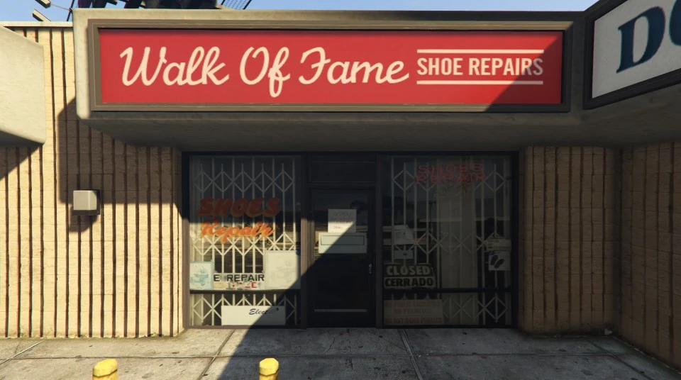 Walk of Fame Shoe Repairs | GTA Wiki | Fandom