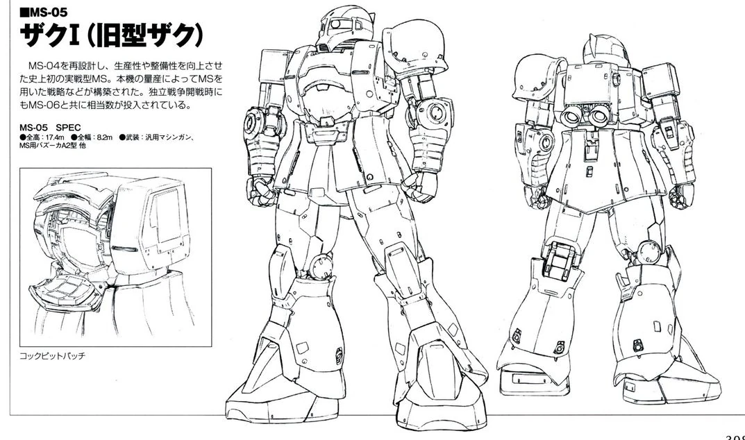Image - Zaku1-origin.jpg | The Gundam Wiki | FANDOM powered by Wikia